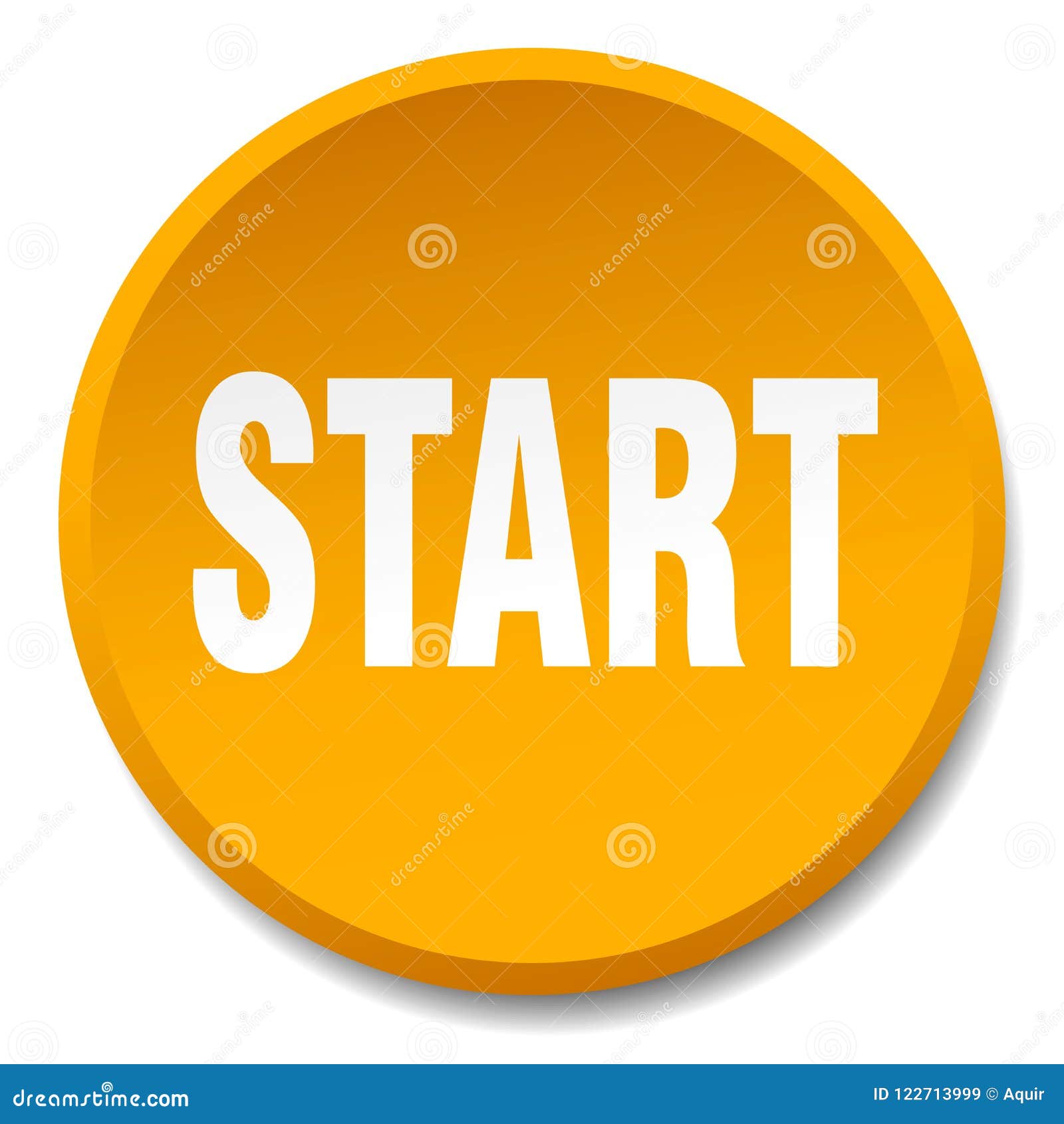 Start button stock vector. Illustration of start, background - 122713999