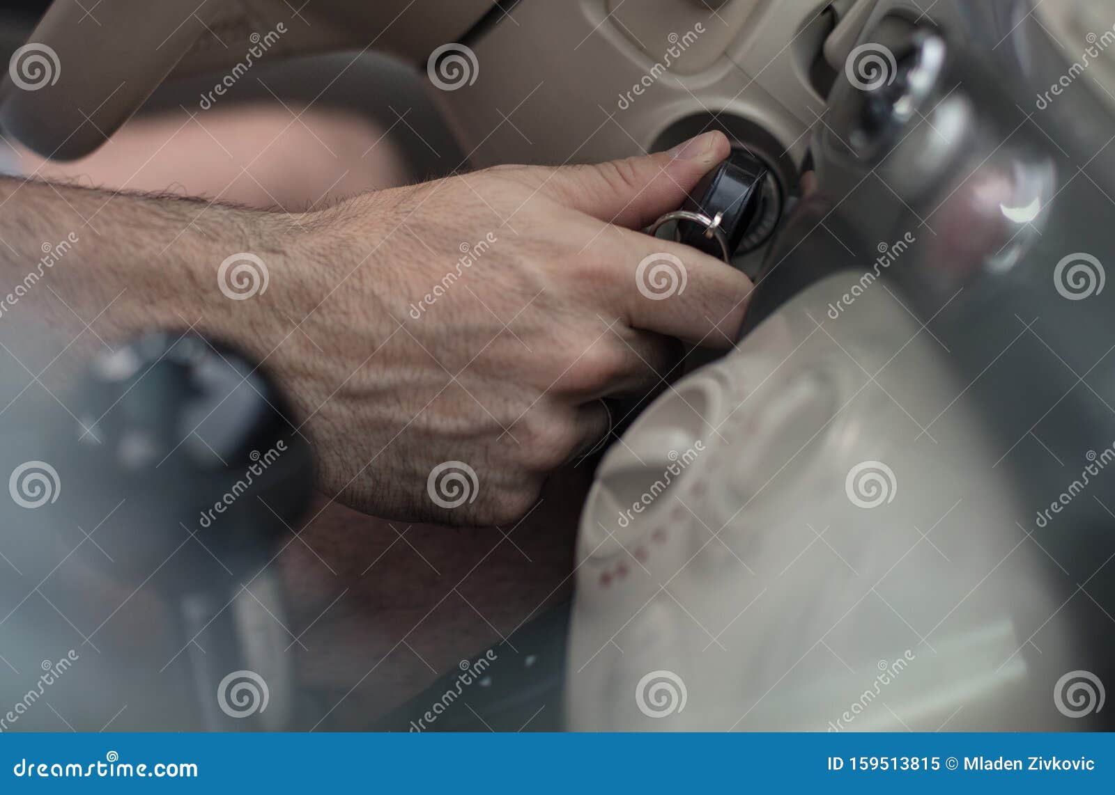 Start the car properly stock image. Image of indoors - 159513815