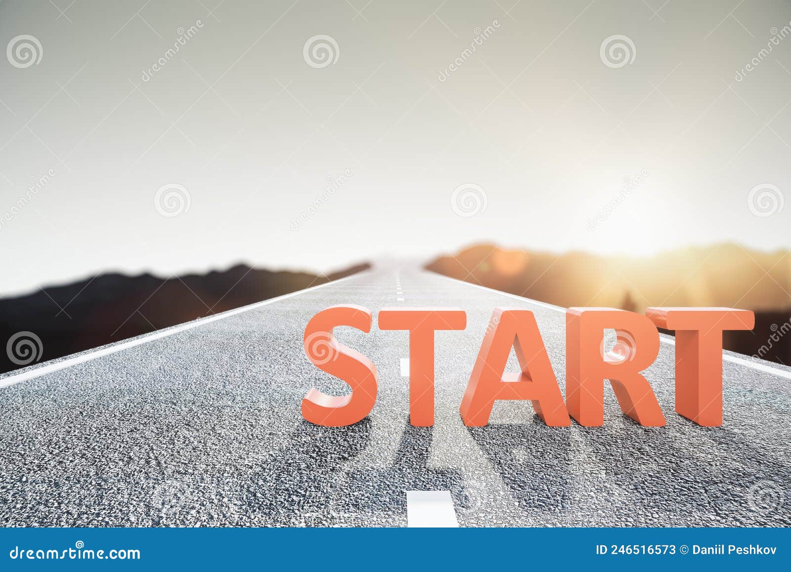 Start or Career or Journey Background. Stock Illustration ...