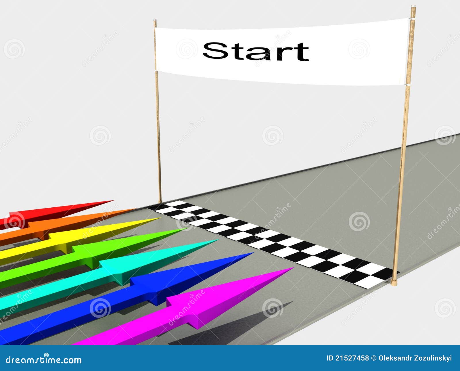 Start Colored Arrows 3 Stock Illustrations – 2 Start Colored Arrows 3 ...