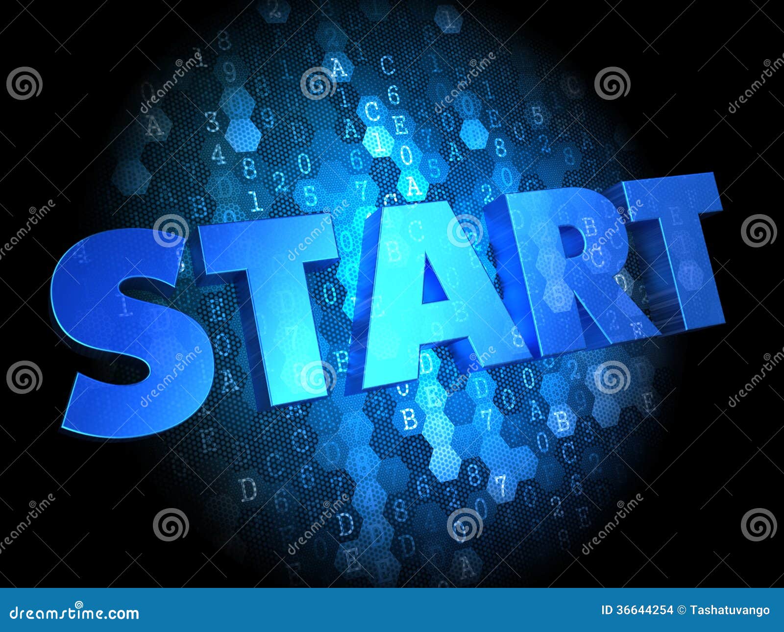 Start Dark Digital Background Stock Illustrations – 766 Start Dark ...