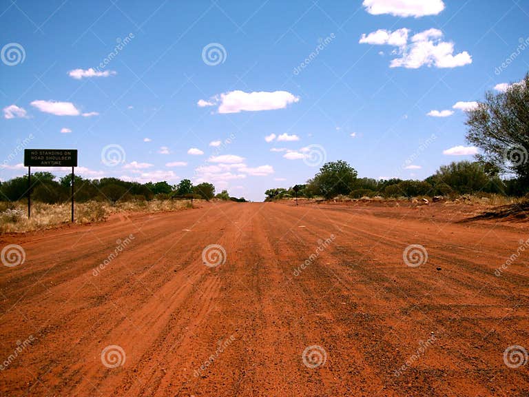 Start of Docker River Road editorial stock photo. Image of ...