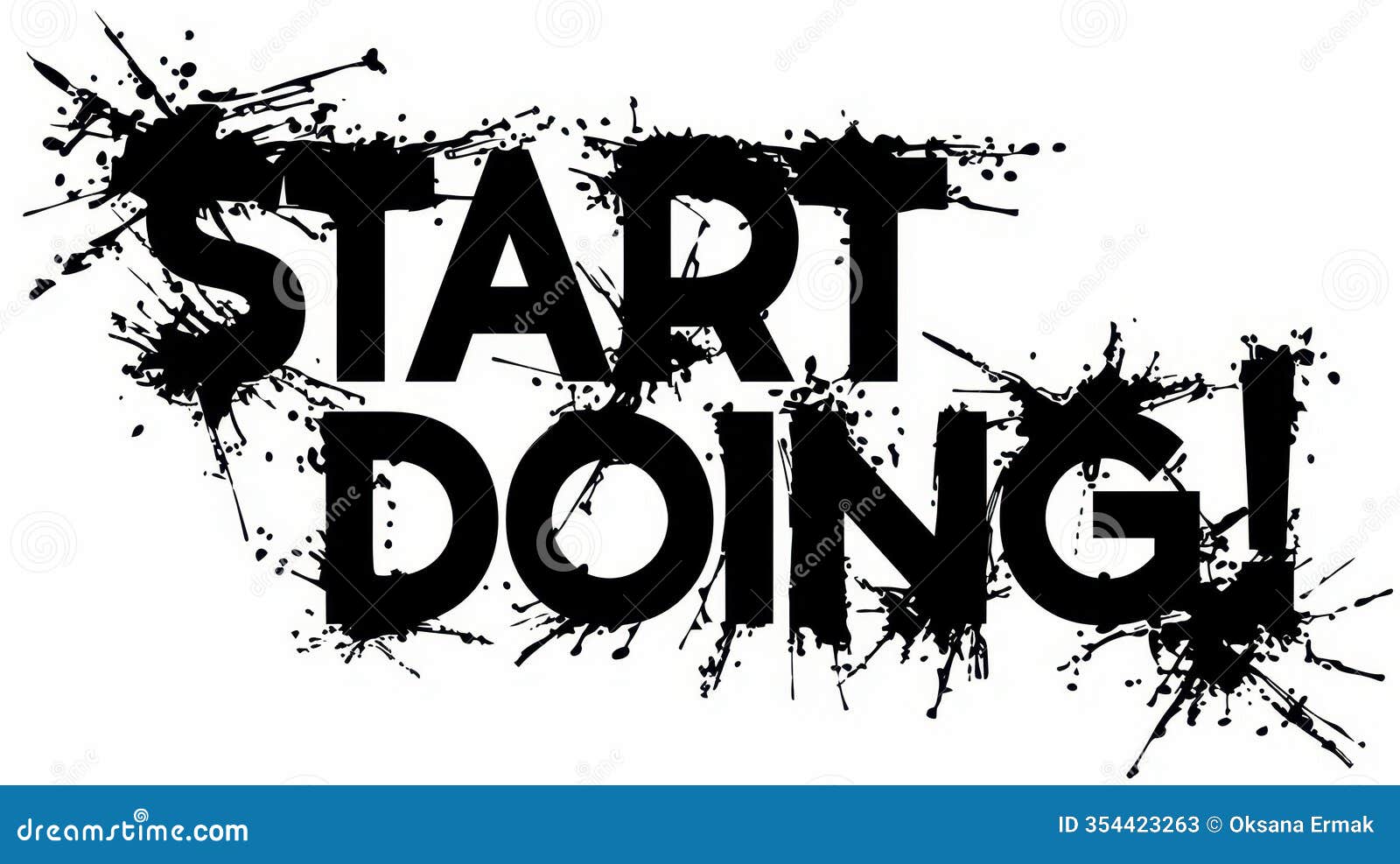 START DOING! Graffiti Lettering, Typography Handwriting Font, Spray ...