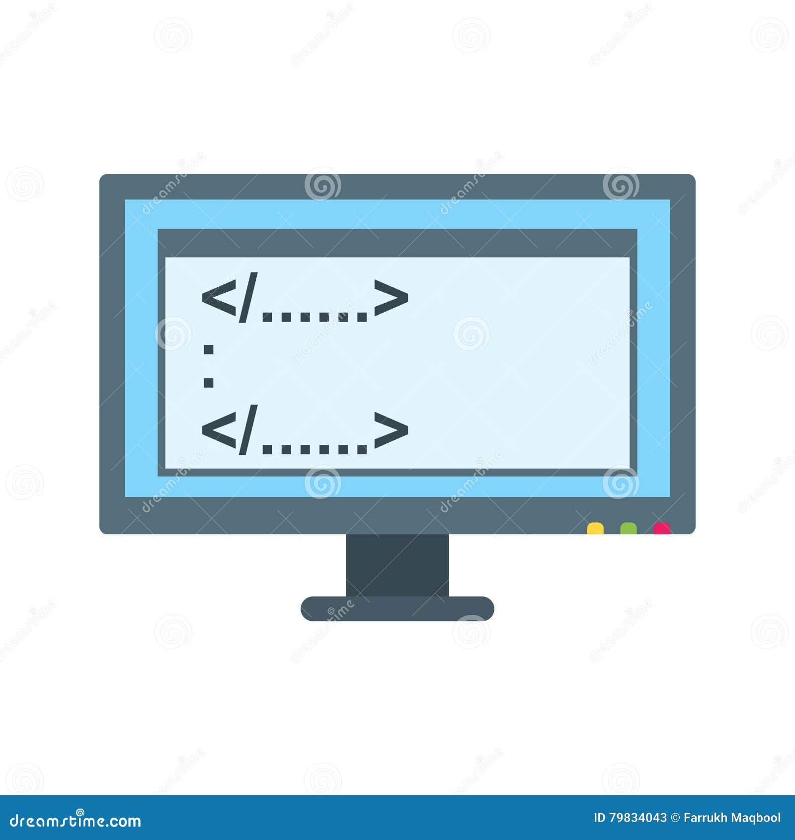 Start and End Code stock vector. Illustration of application - 79834043