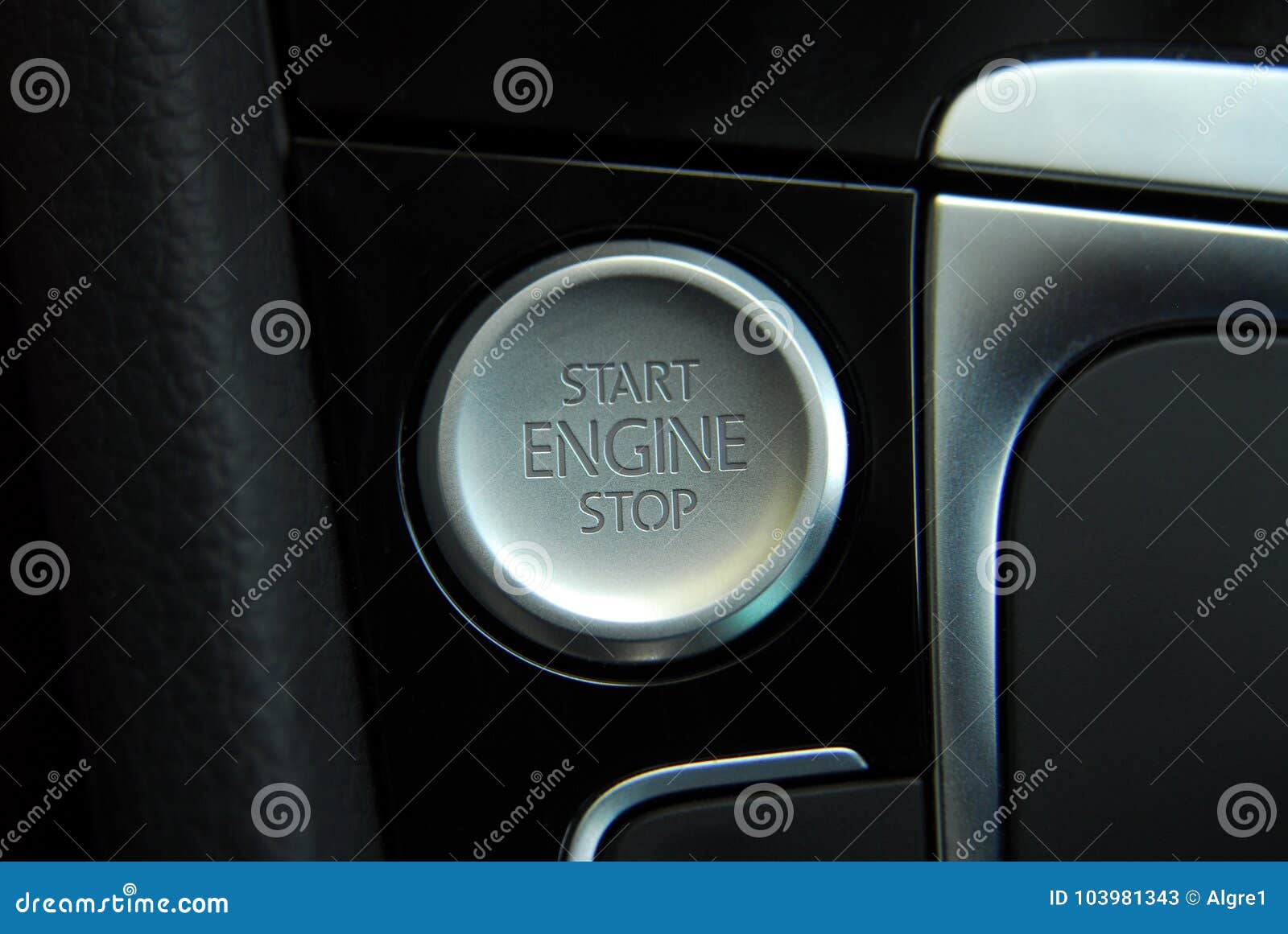 Start engine button stock image. Image of control, engine - 103981343