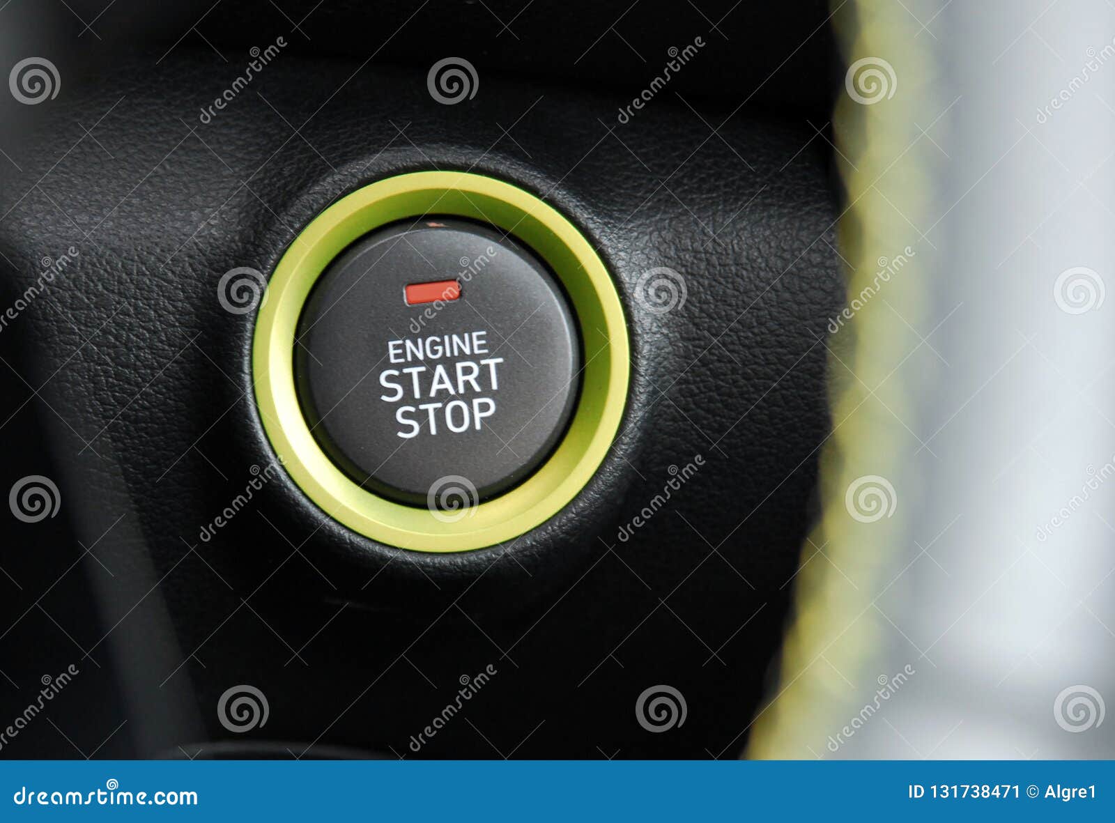 Start engine button stock image. Image of luxury, modern - 131738471