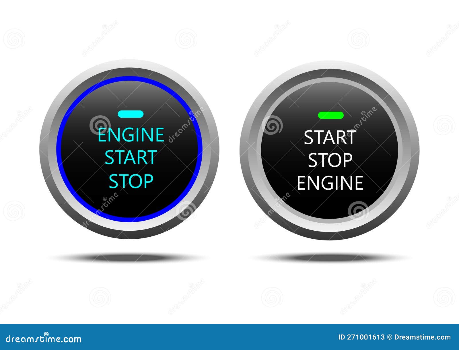 Start Engine Button Vector Design Illustration Stock Vector ...