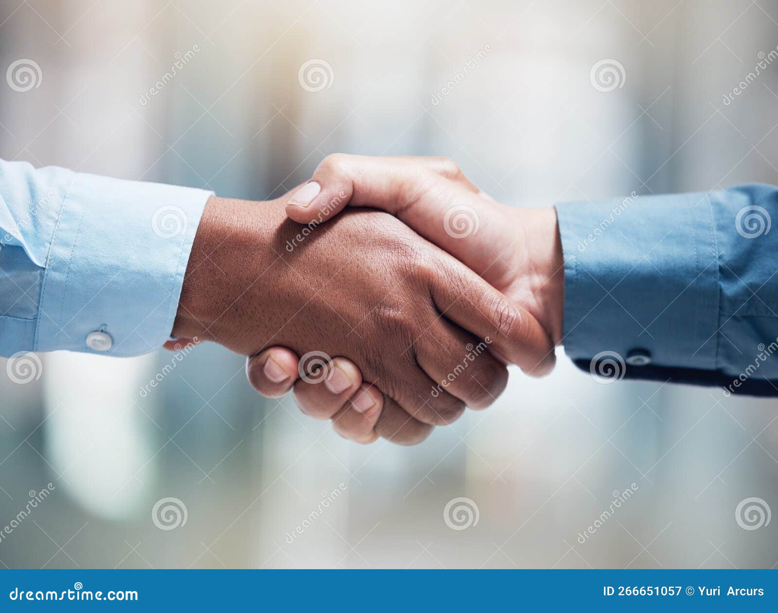 This is the Start of Great Things. Two Unrecognizable Businesspeople ...