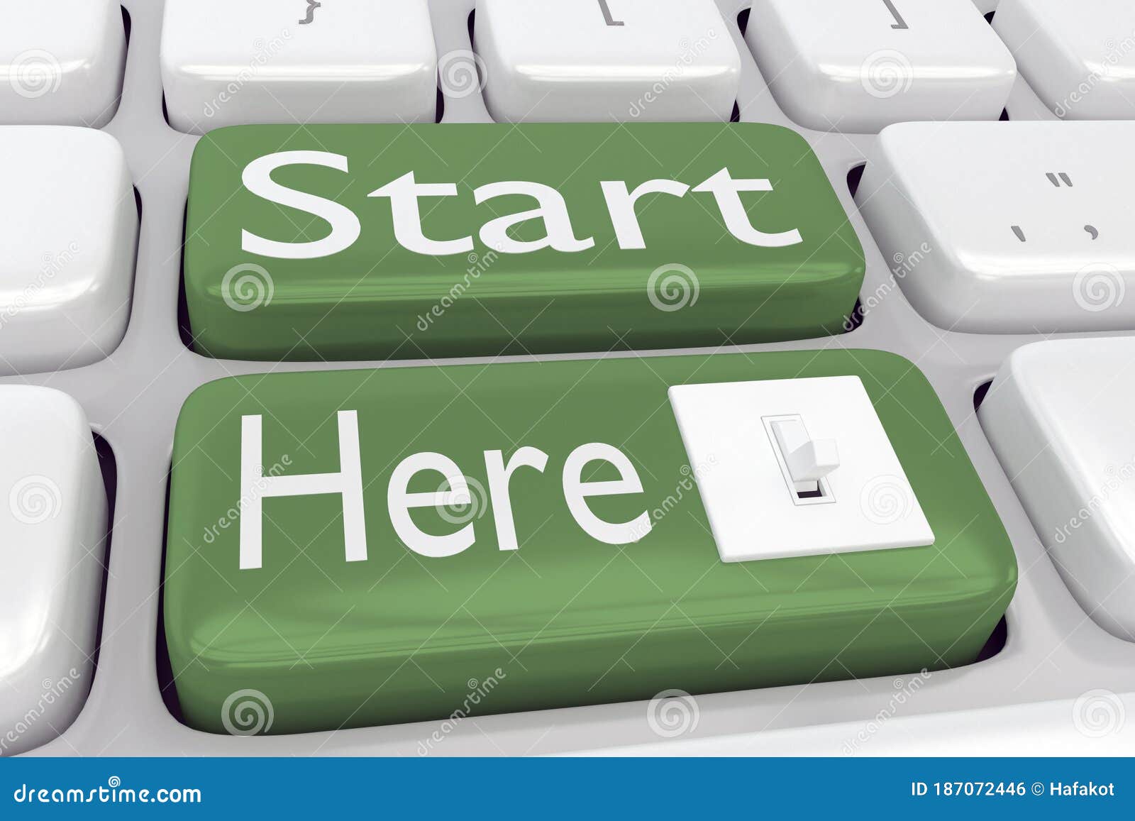 Start Here concept stock illustration. Illustration of notification ...