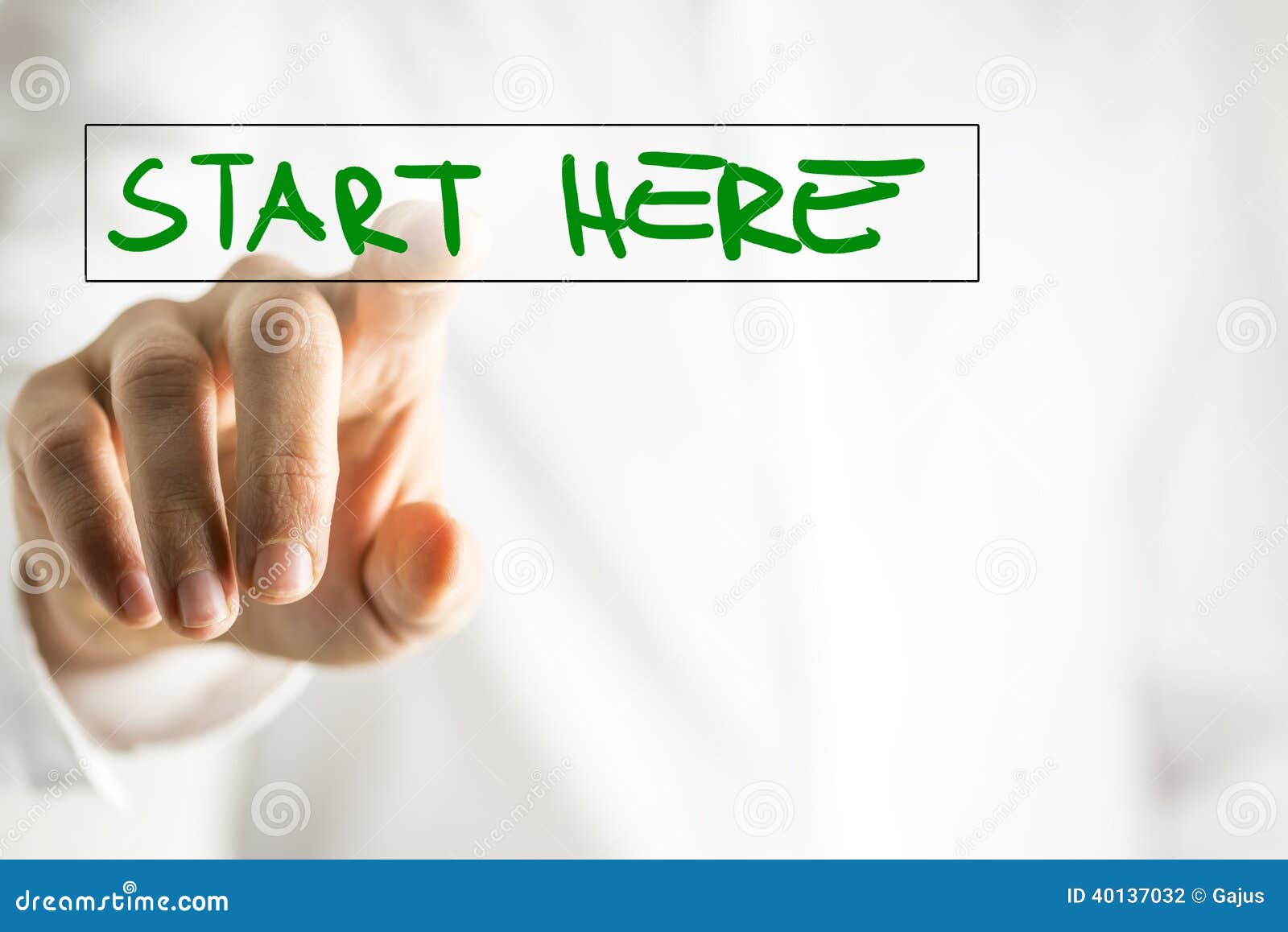 Start here stock photo. Image of personal, concept, sign - 40137032