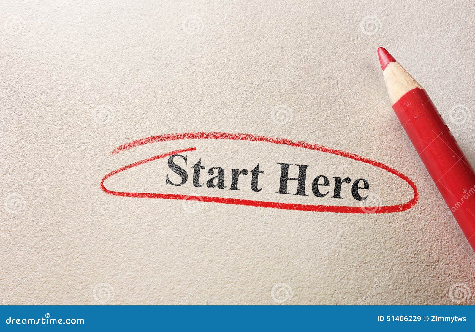Start Here stock image. Image of write, starting, note - 51406229