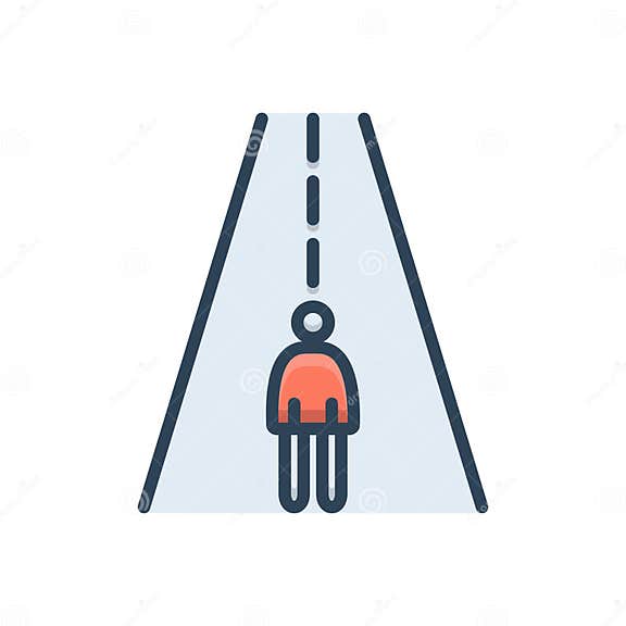 Color Illustration Icon for Start, Level and Start Stock Illustration ...