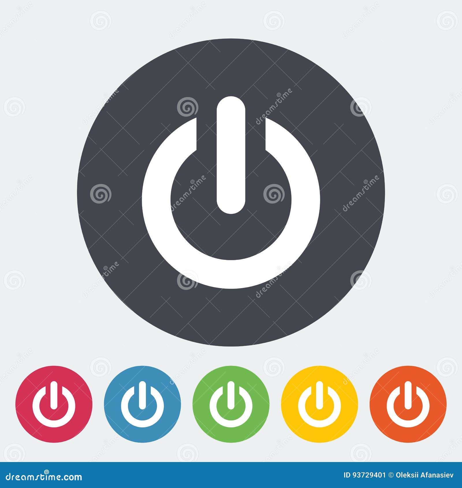 Start icon. stock vector. Illustration of electrical - 93729401
