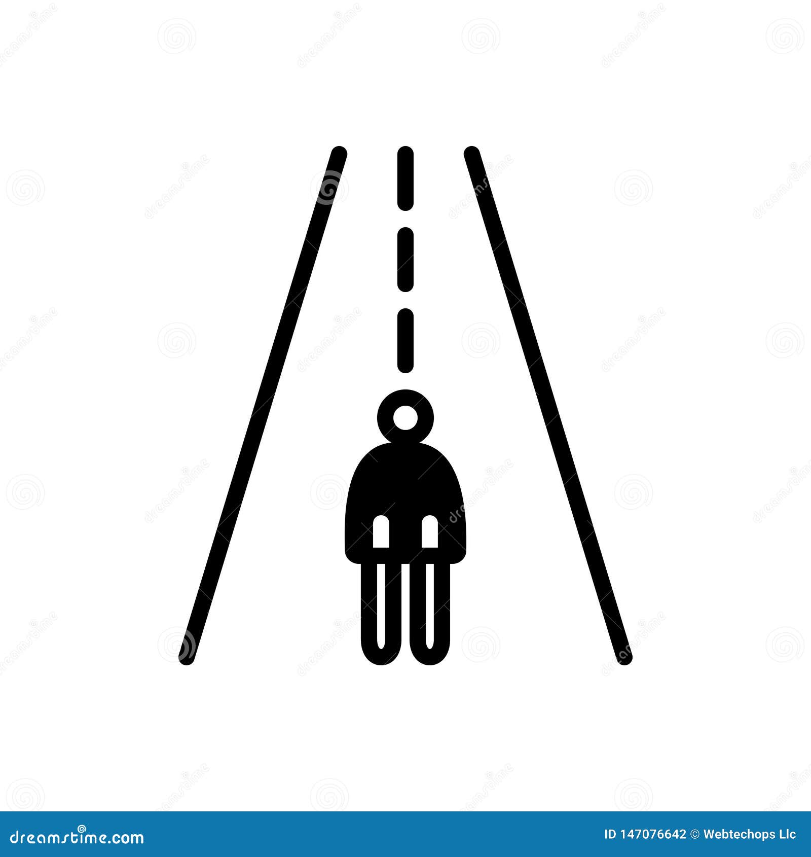 Black Solid Icon for Start, Level and Beginner Stock Vector ...