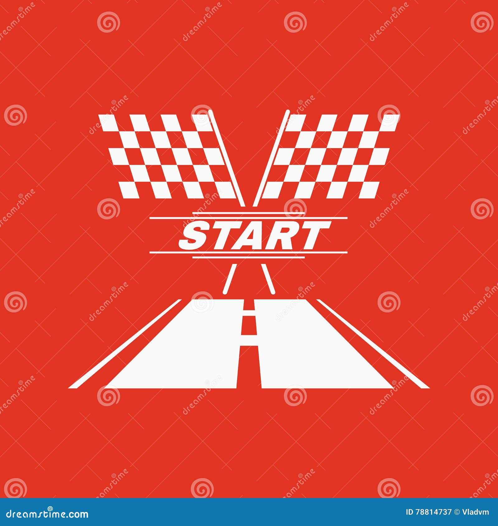 The Start Icon. Start Symbol Stock Vector - Illustration of forward ...