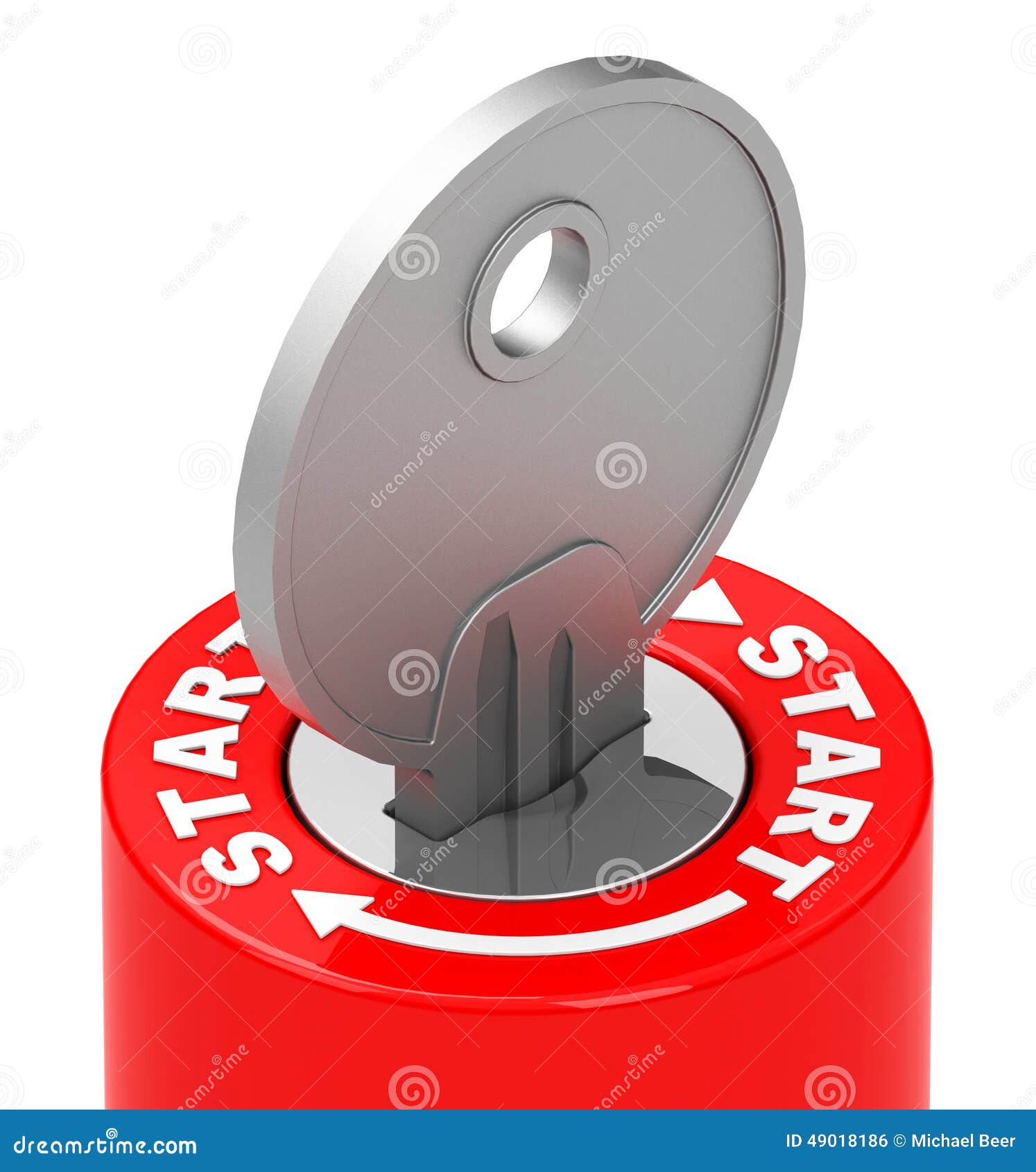 The start key stock illustration. Illustration of safe - 49018186