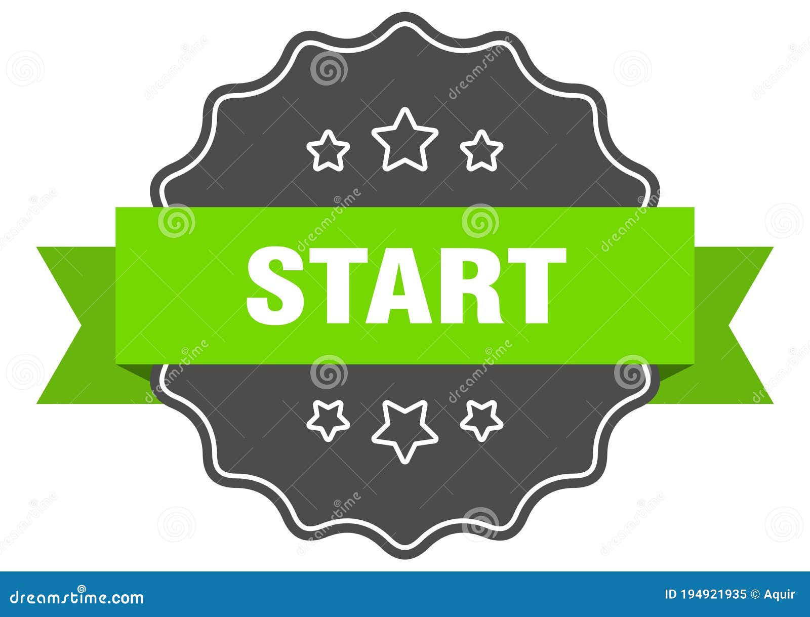 Start label stock vector. Illustration of label, black - 194921935