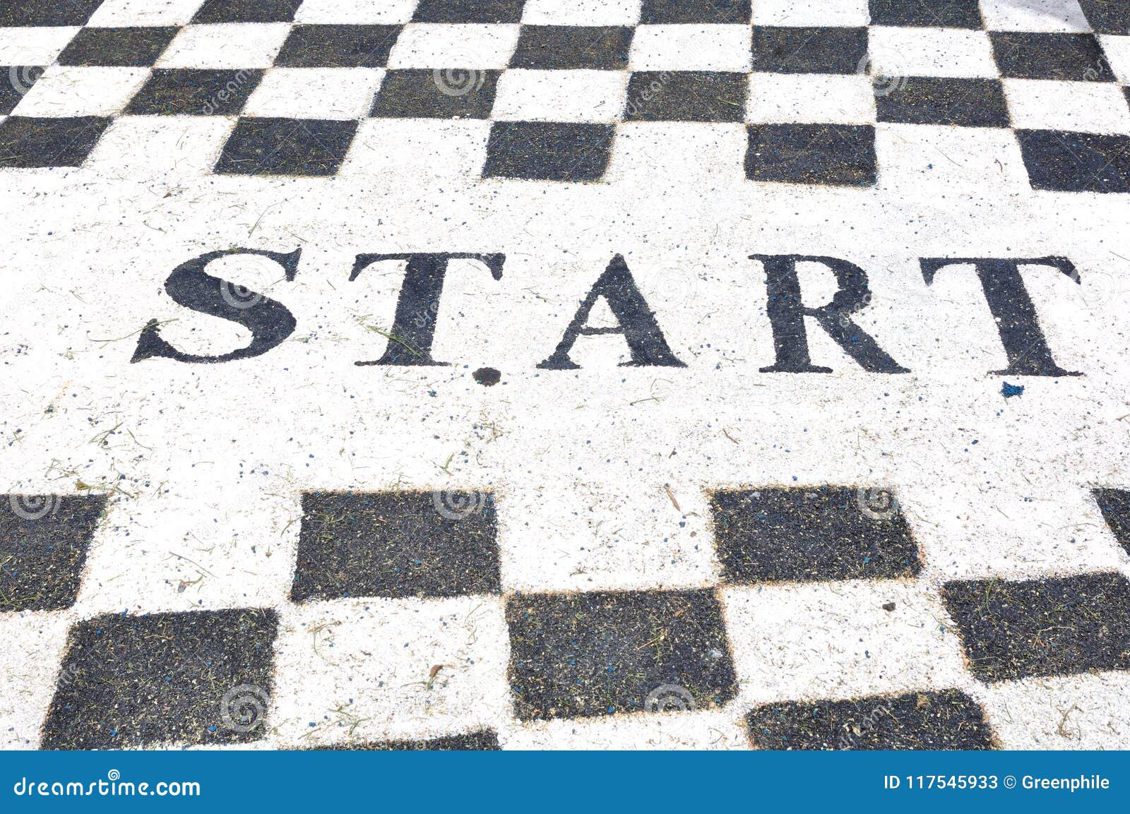 Start Label on Jogging Lane Stock Image - Image of exercise, practice ...