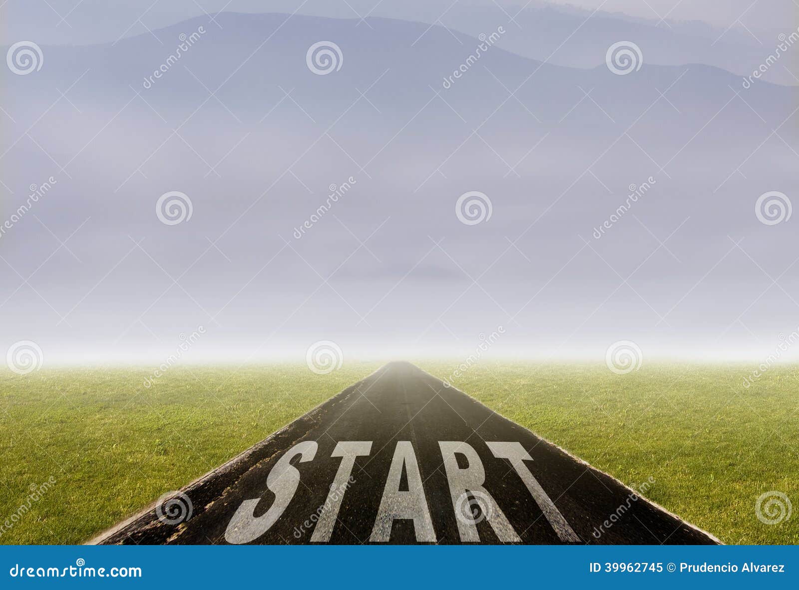 Start stock illustration. Illustration of direction, road - 39962745
