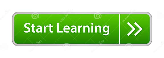 Start learning button stock vector. Illustration of global - 178505436