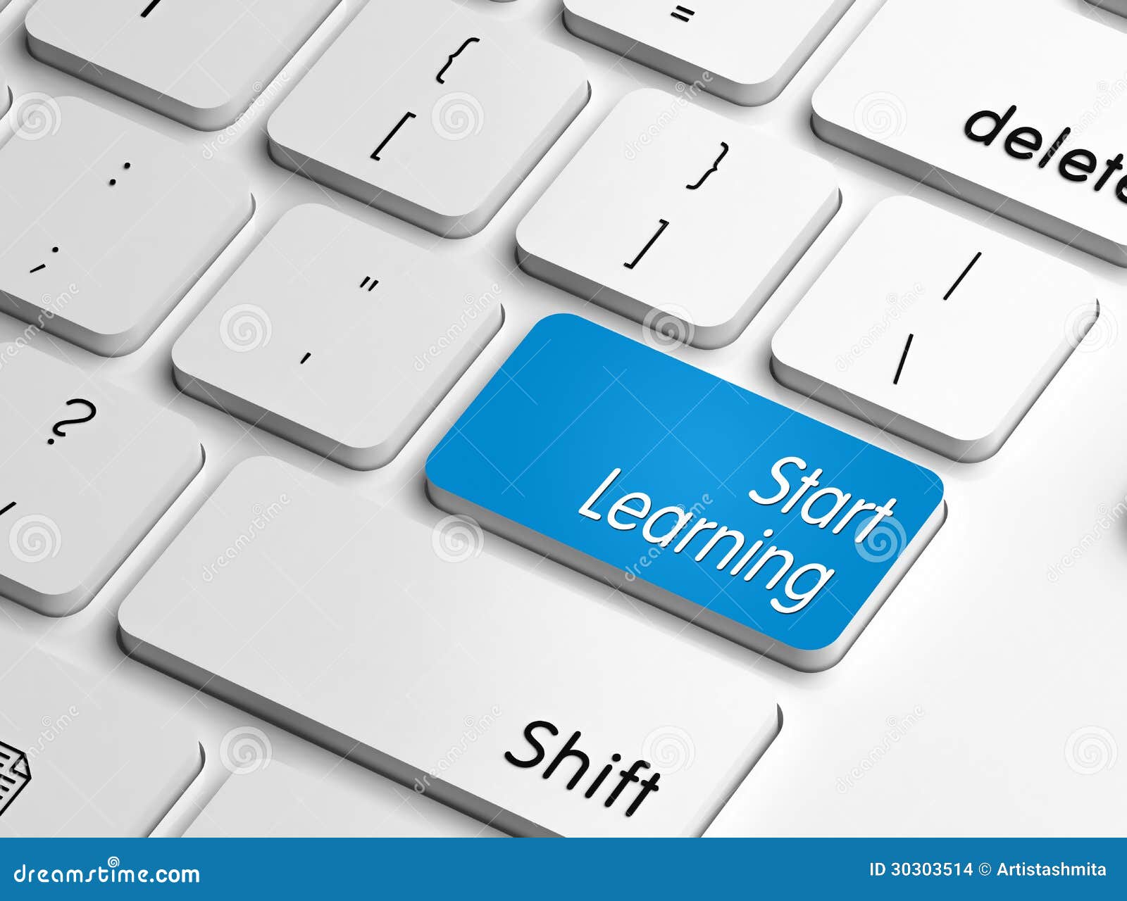 Start learning stock illustration. Illustration of program - 30303514