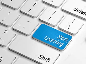 Start learning stock illustration. Illustration of program - 30303514