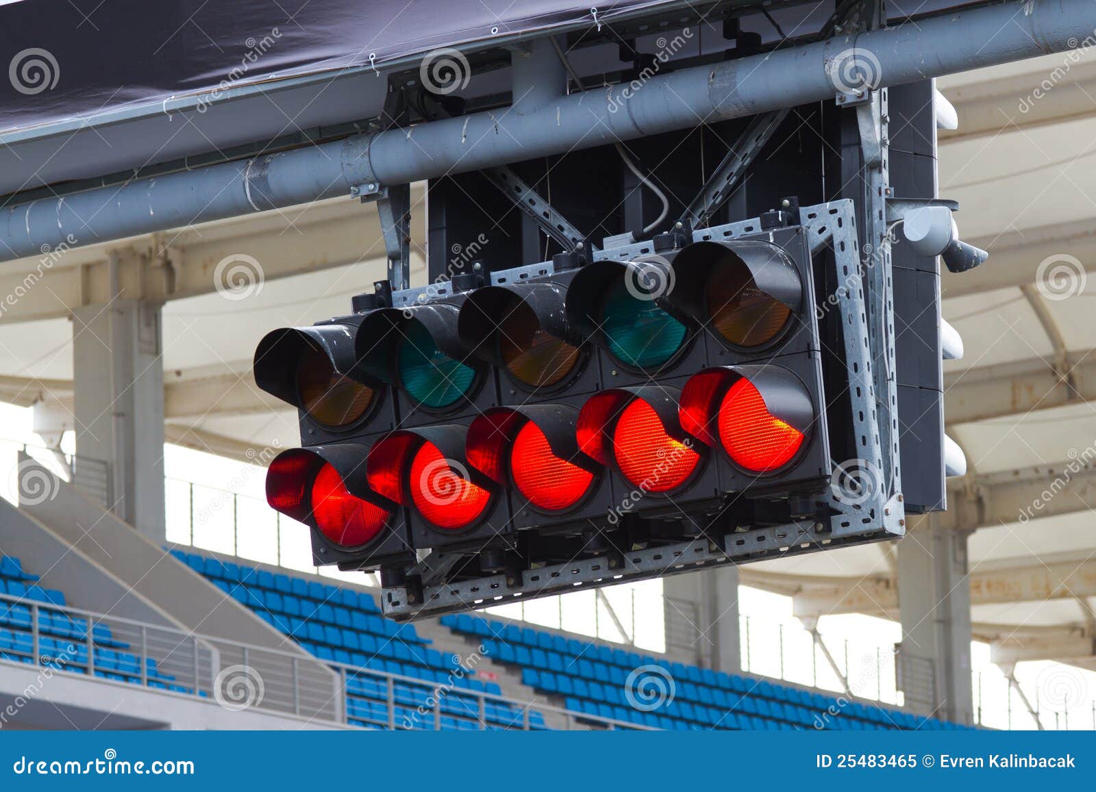 Start Lights stock image. Image of light, track, racing - 25483465
