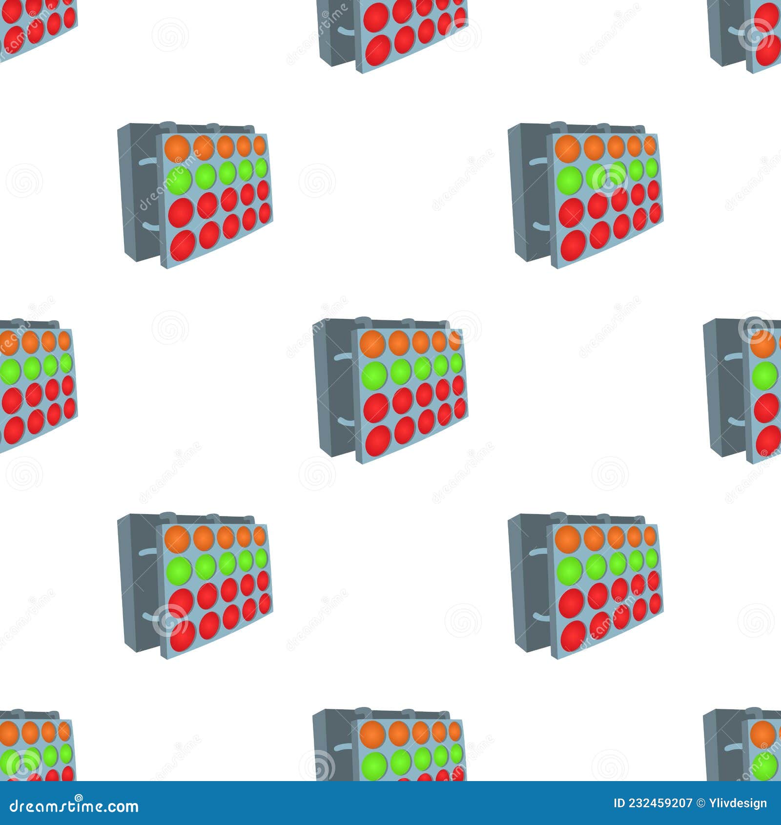 Start Lights in Race Pattern Seamless Vector Stock Vector ...