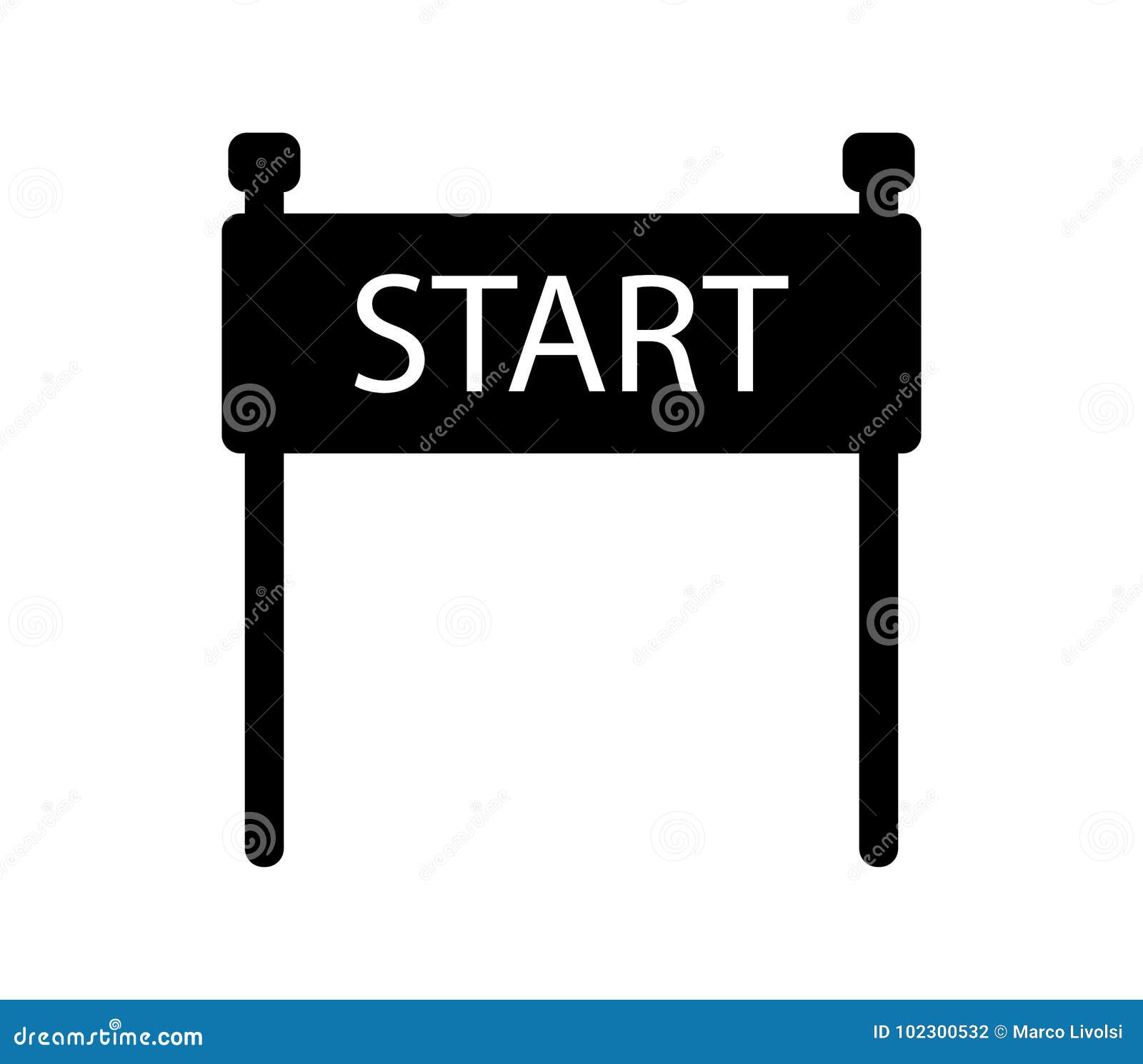 Starting Line Clip Art