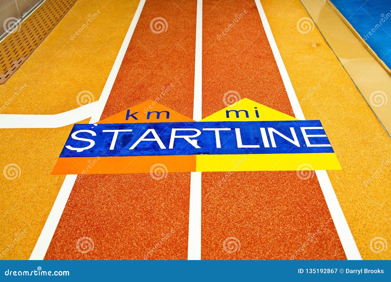 Start LIne on Track stock image. Image of deck, fitness - 135192867