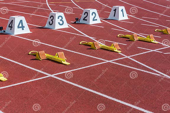 Start line of sprint stock photo. Image of sports, line - 94368340