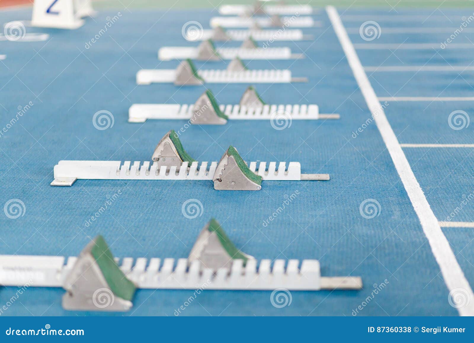 Start Line for Track an Field Competition Stock Photo - Image of lane ...
