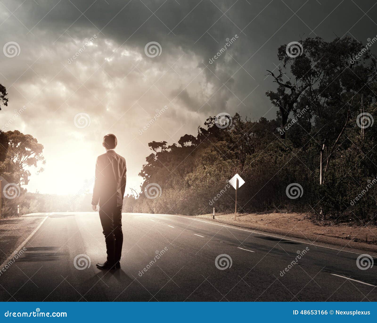 At the start of long way stock photo. Image of optimism - 48653166