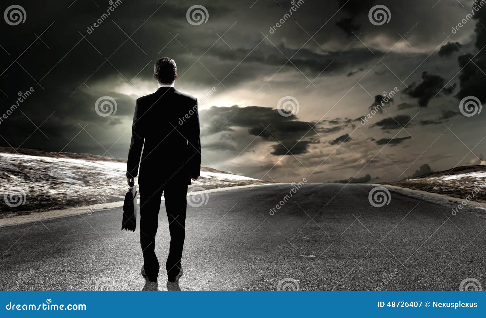 At the start of long way stock image. Image of travel - 48726407