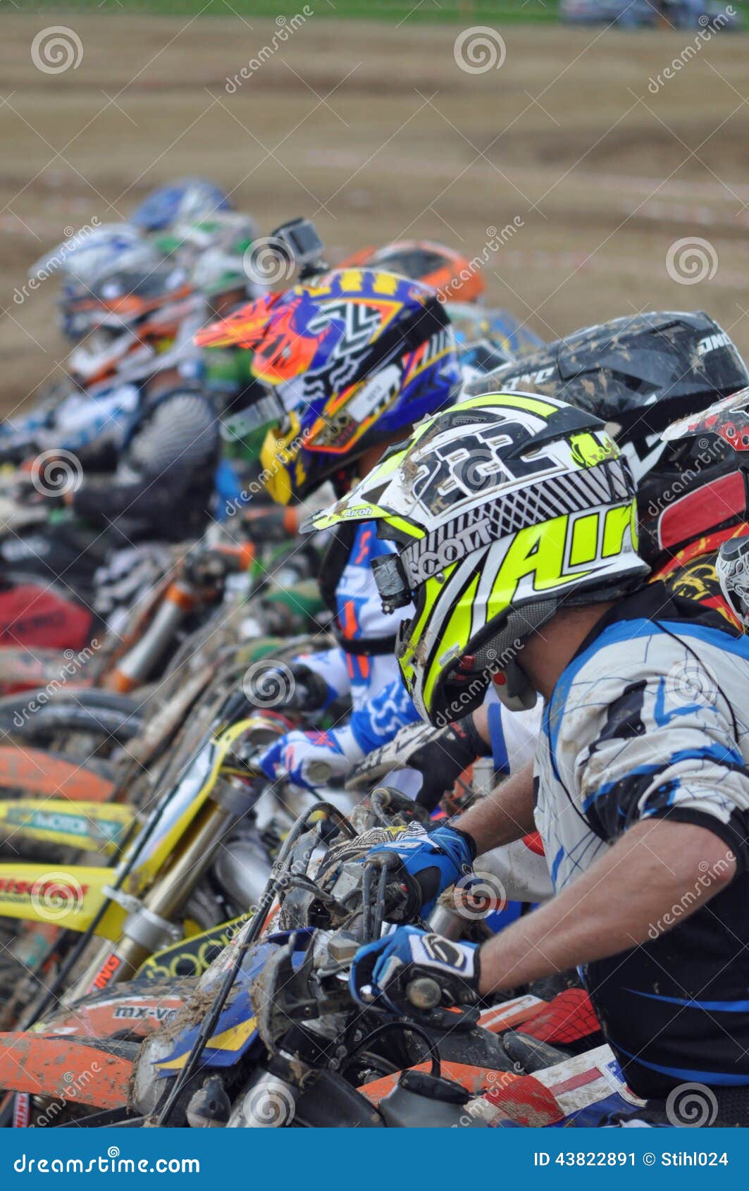 Start at motocross race editorial photo. Image of start - 43822891