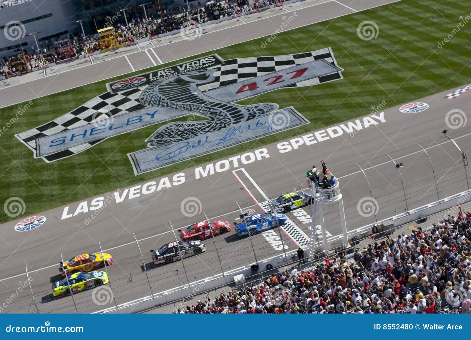 Start NASCAR Shelby 427 editorial image. Image of shelby - 8552480