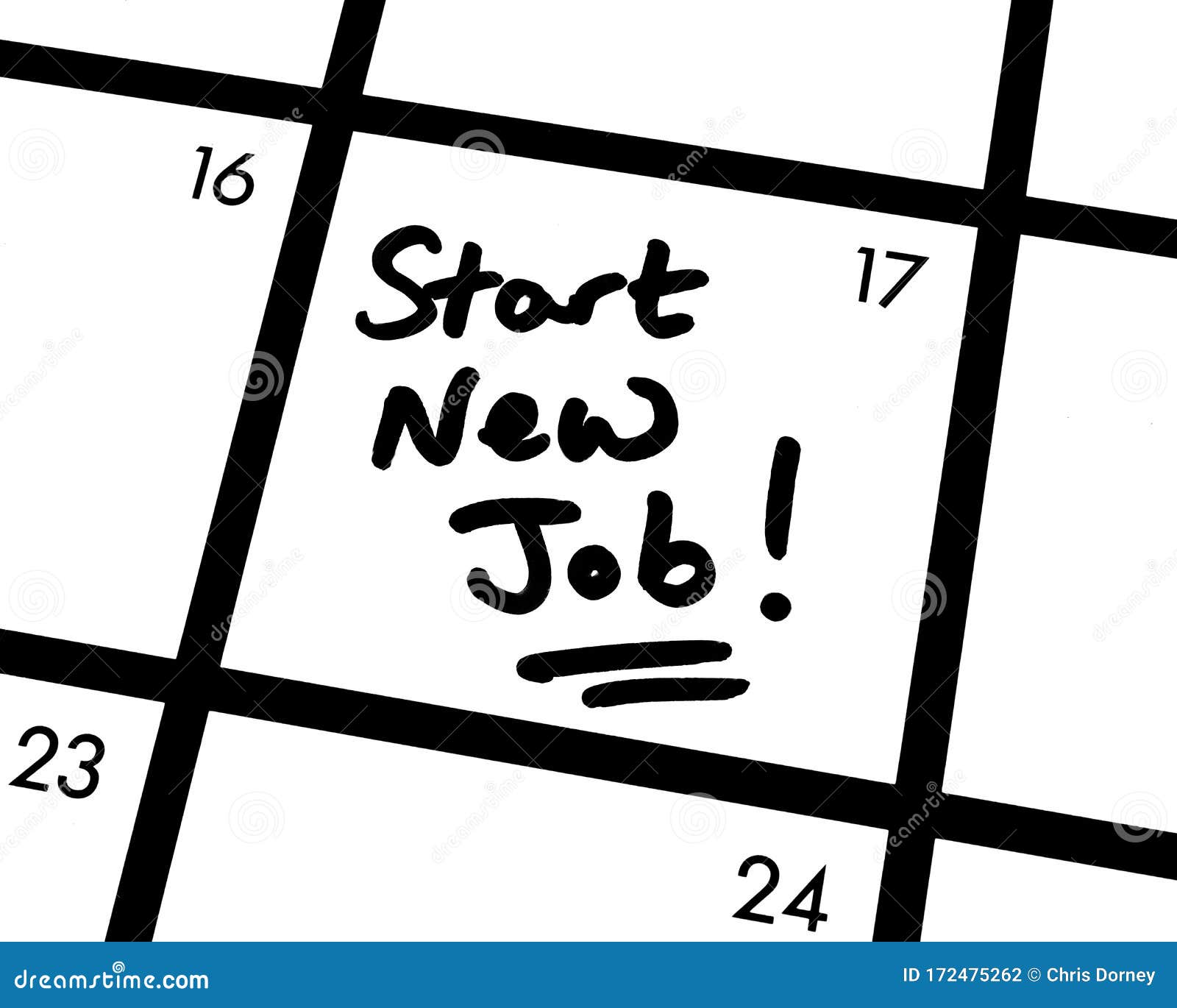 Start New Job stock photo. Image of document, entry - 172475262