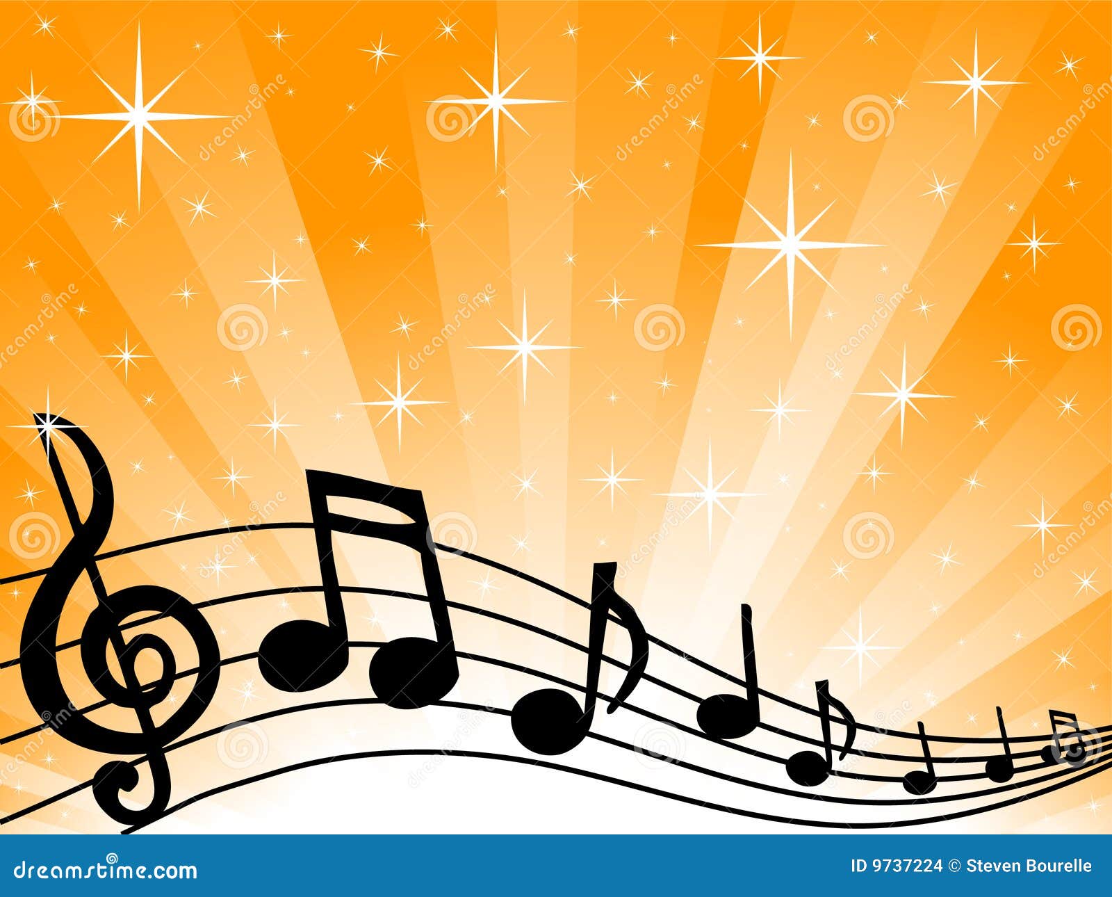 Start Notes stock vector. Illustration of time, classical - 9737224