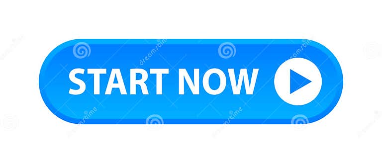 Start now button stock vector. Illustration of buttons - 217918088