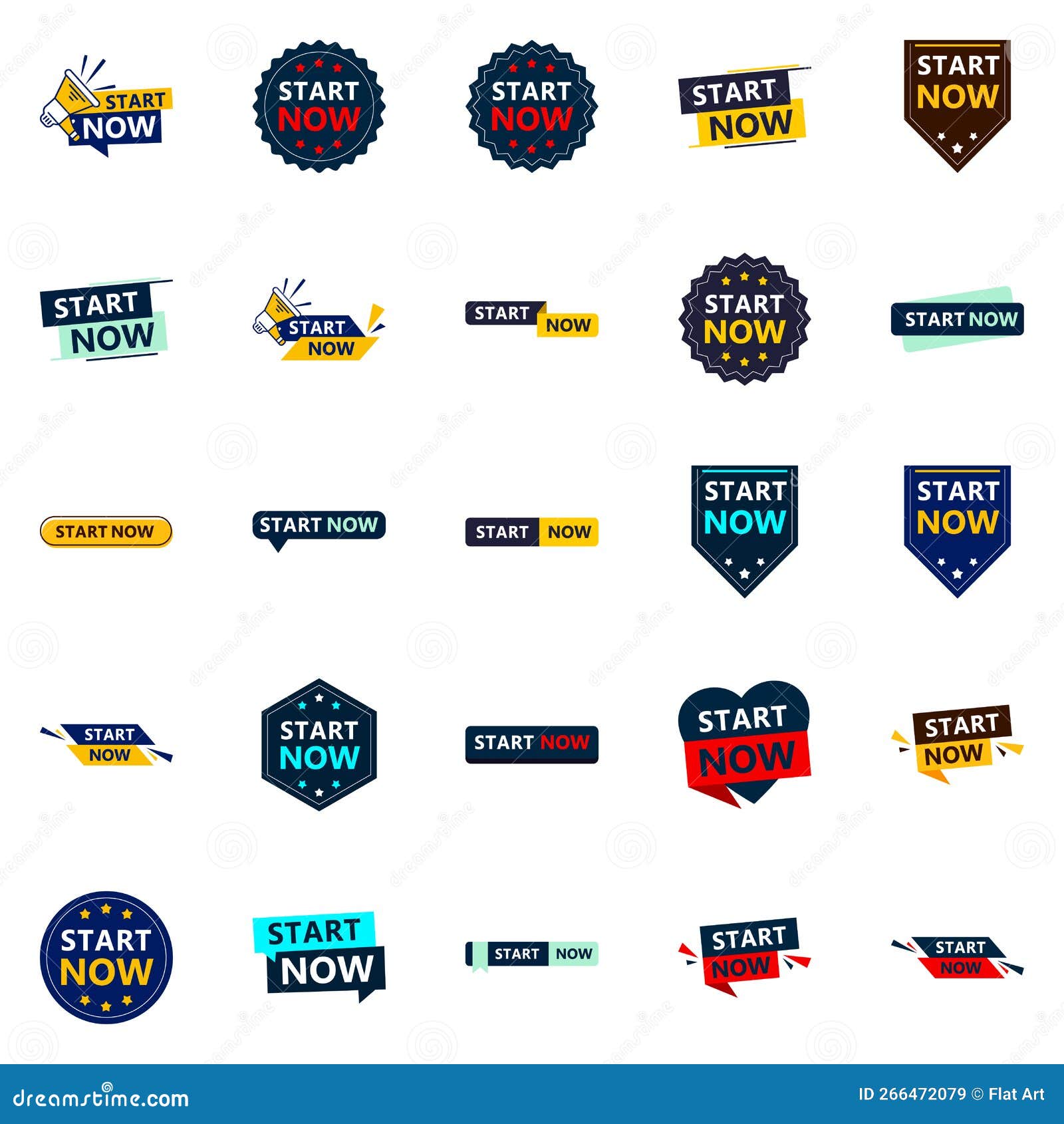 Start Now 25 Eye Catching Typographic Banners for Driving Engagement ...