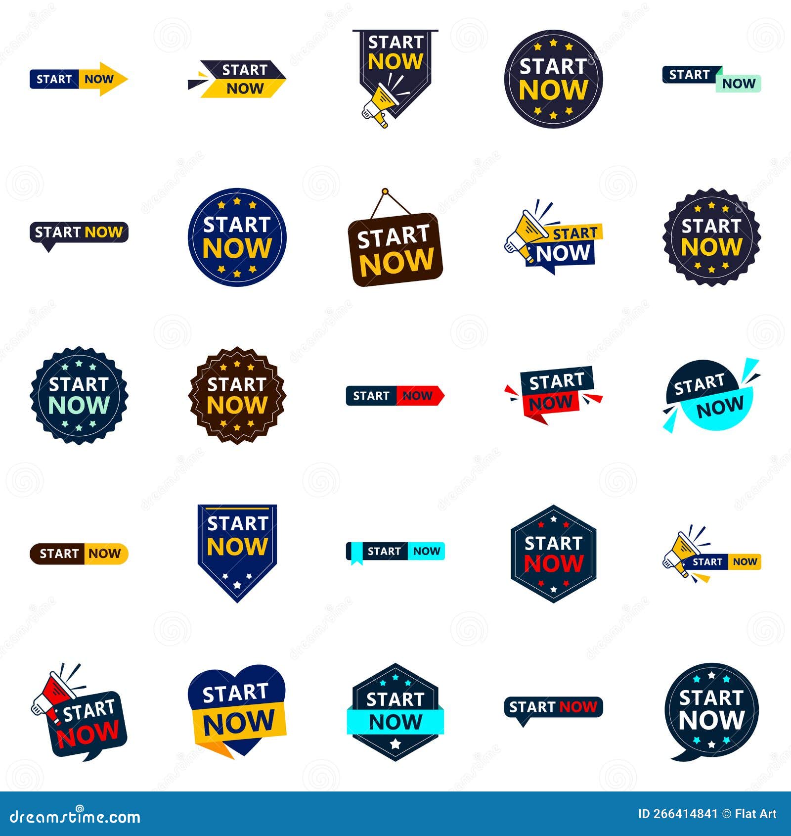 Start Now 25 Eye Catching Typographic Banners for Promoting Starting ...