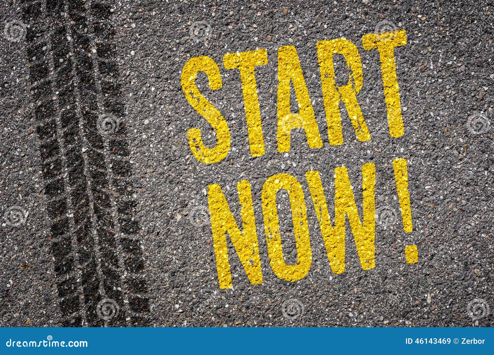 Start now stock image. Image of message, lane, street - 46143469