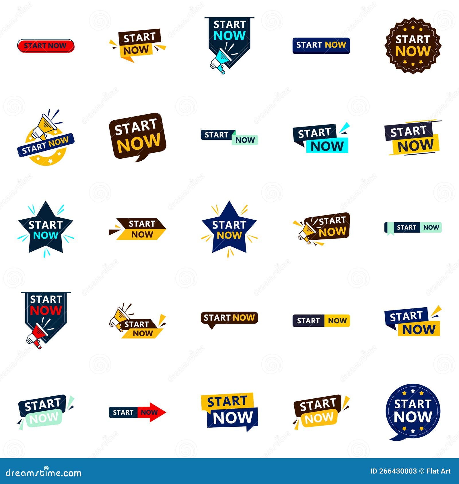 Start Now 25 Modern Typographic Elements for Promoting Starting in a ...