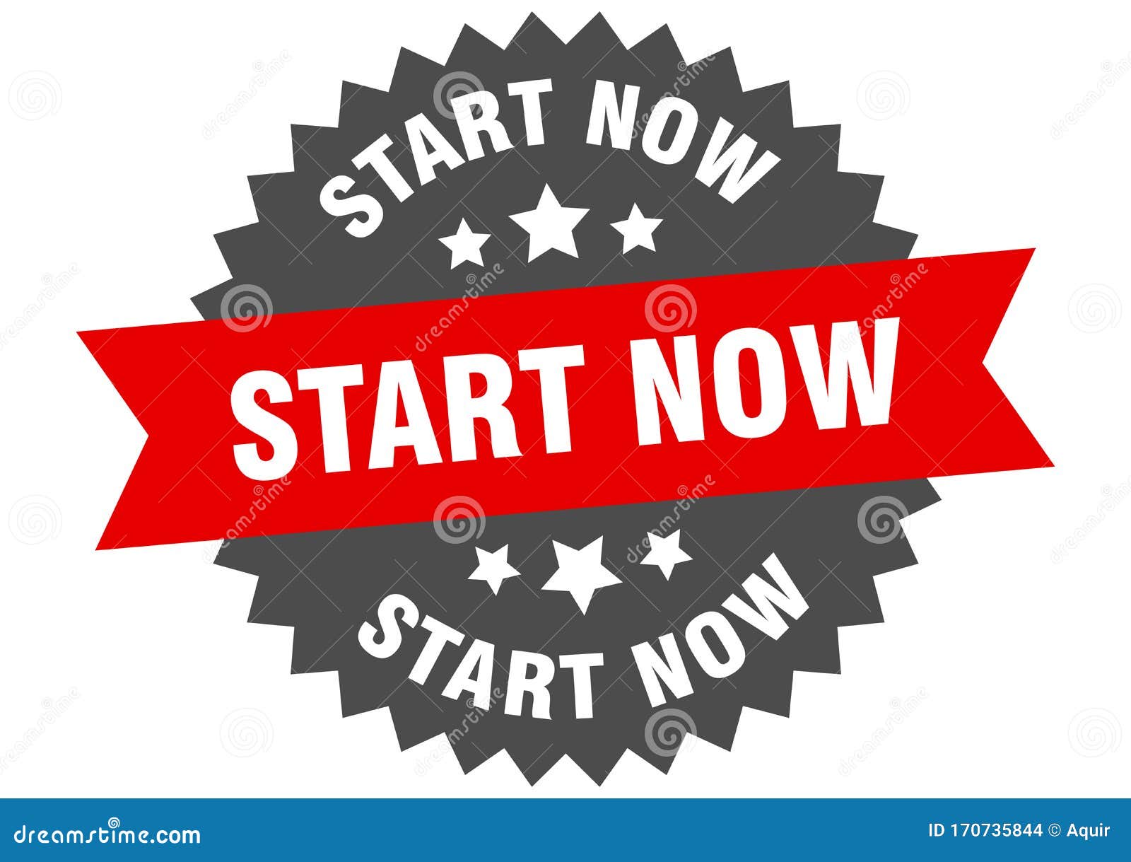 Start Now Sign. Start Now Circular Band Label. Start Now Sticker Stock ...