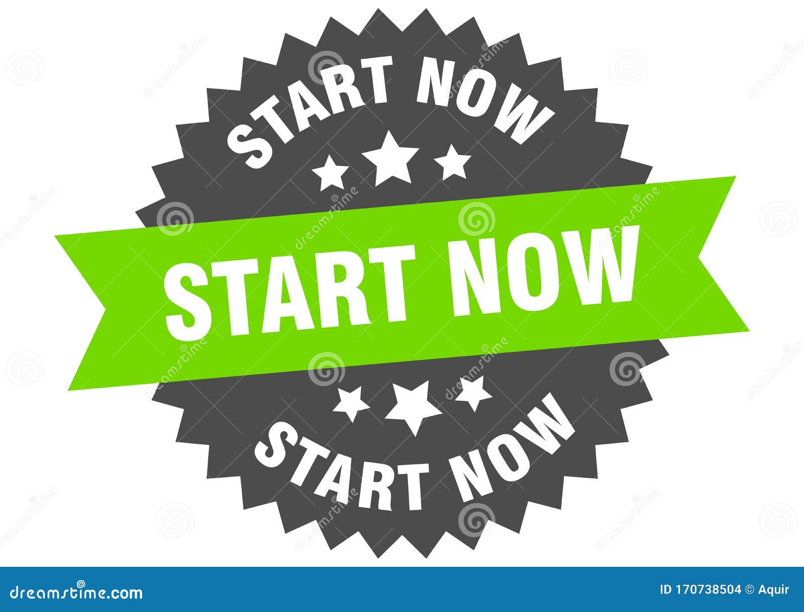 Start Now Sign. Start Now Circular Band Label. Start Now Sticker Stock ...
