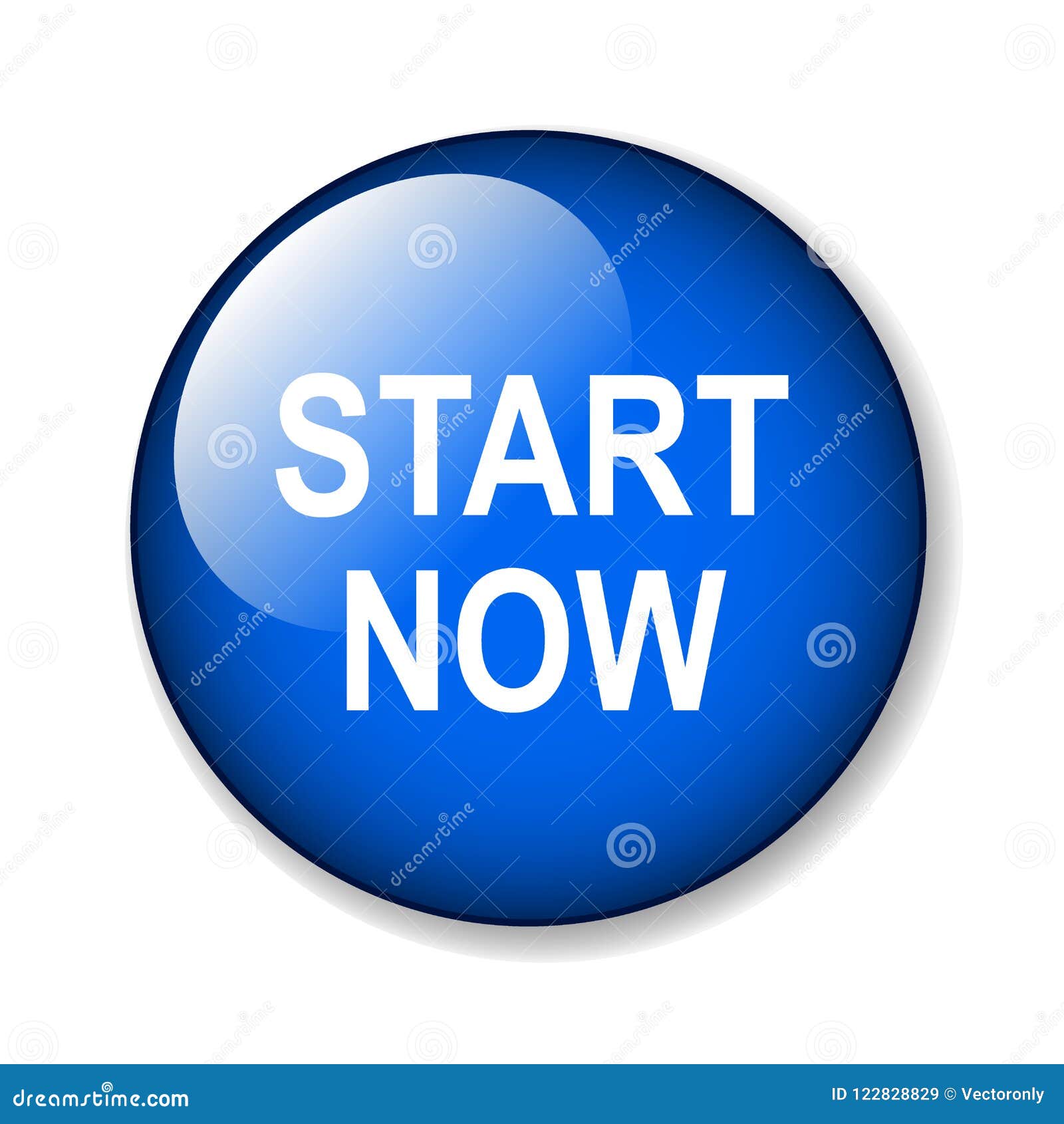 Start now stock illustration. Illustration of button - 122828829