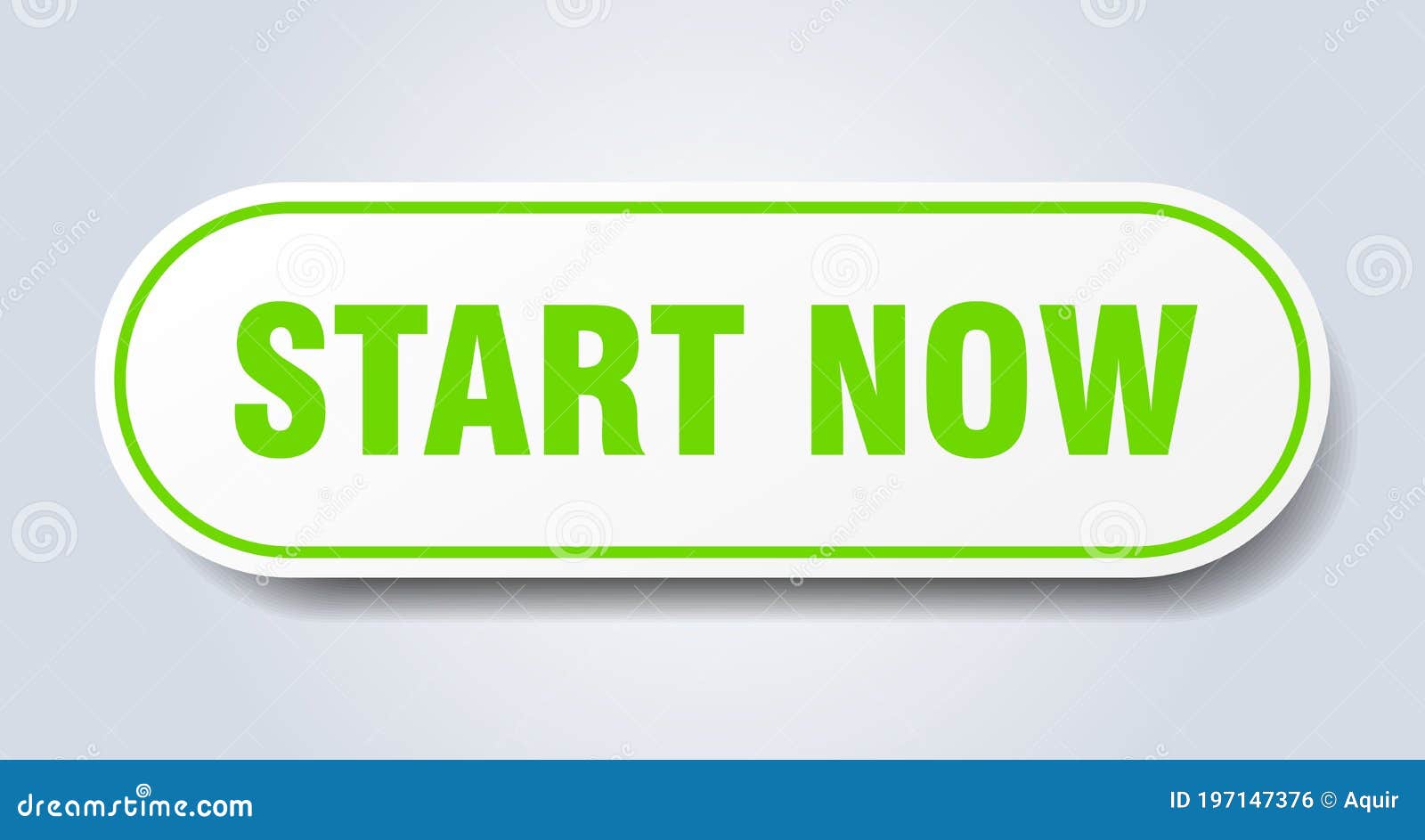 Start now sticker. stock vector. Illustration of price - 197147376