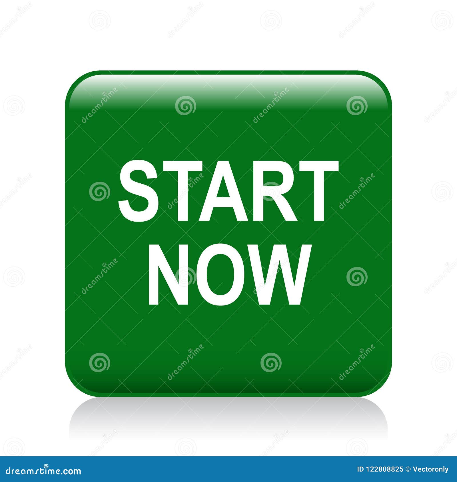Start now stock illustration. Illustration of button - 122808825