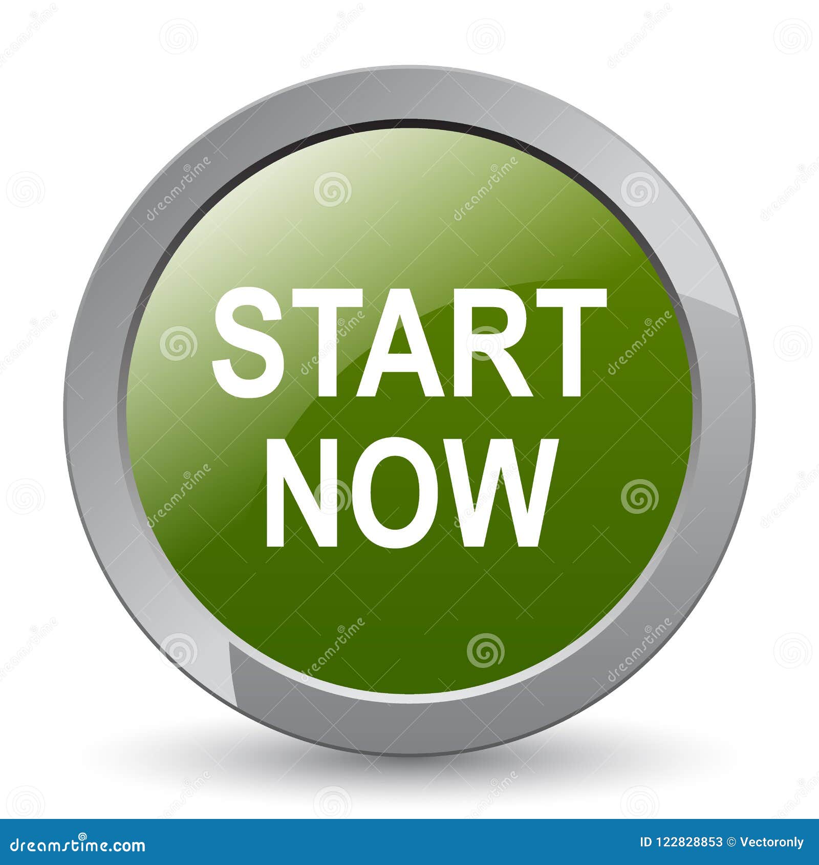 Start now stock illustration. Illustration of button - 122828853