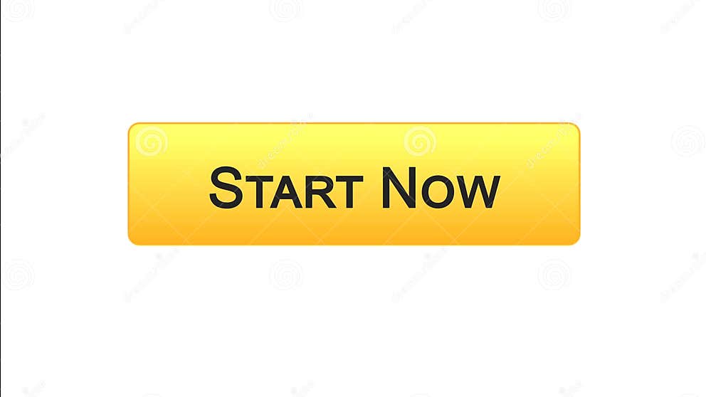 Start Now Web Interface Button Orange Color, Business Development ...
